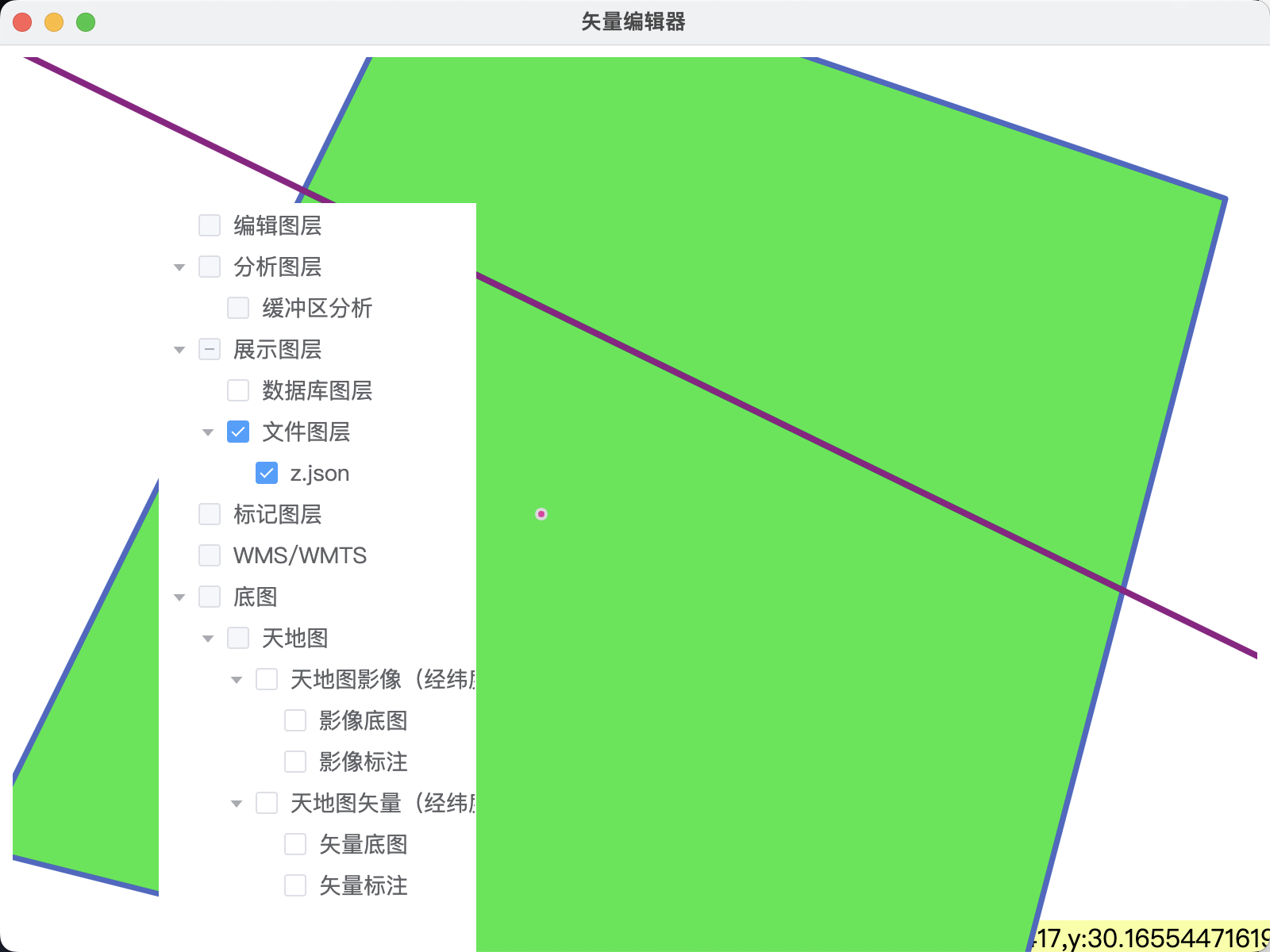 GeoJson 成图 | quick-vector-desktop